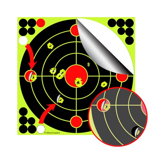Snapklik.com : ATFLBOX Shooting Target 12Inch Bulleye Super Splatter ...
