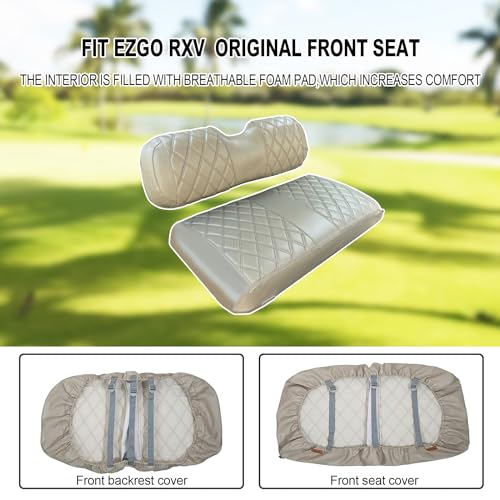 Snapklik.com : NOKINS Golf Cart Seat Cover For EZGO RXV Original ...