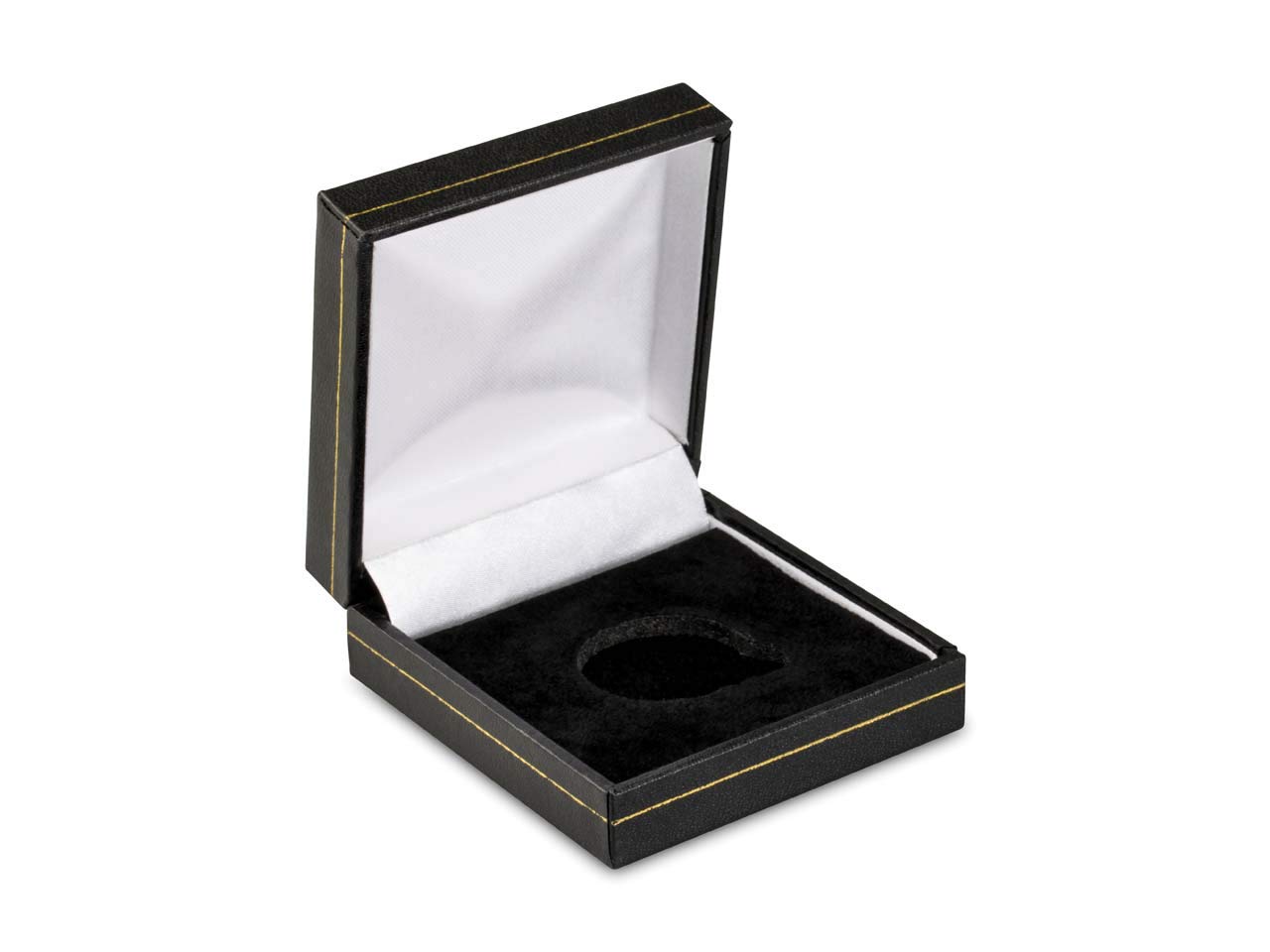 Cooksongold Black Leatherette Coin Display Boxes For Old British Coins ...