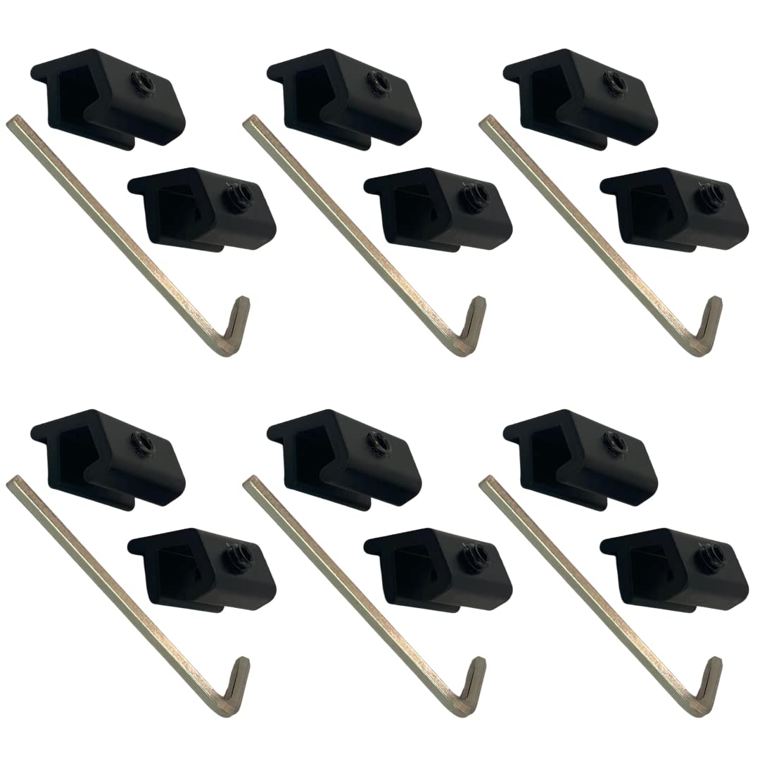 Snapklik.com : NU-SET 2216B-6 Tamper Resistant Hex Screw Window Lock