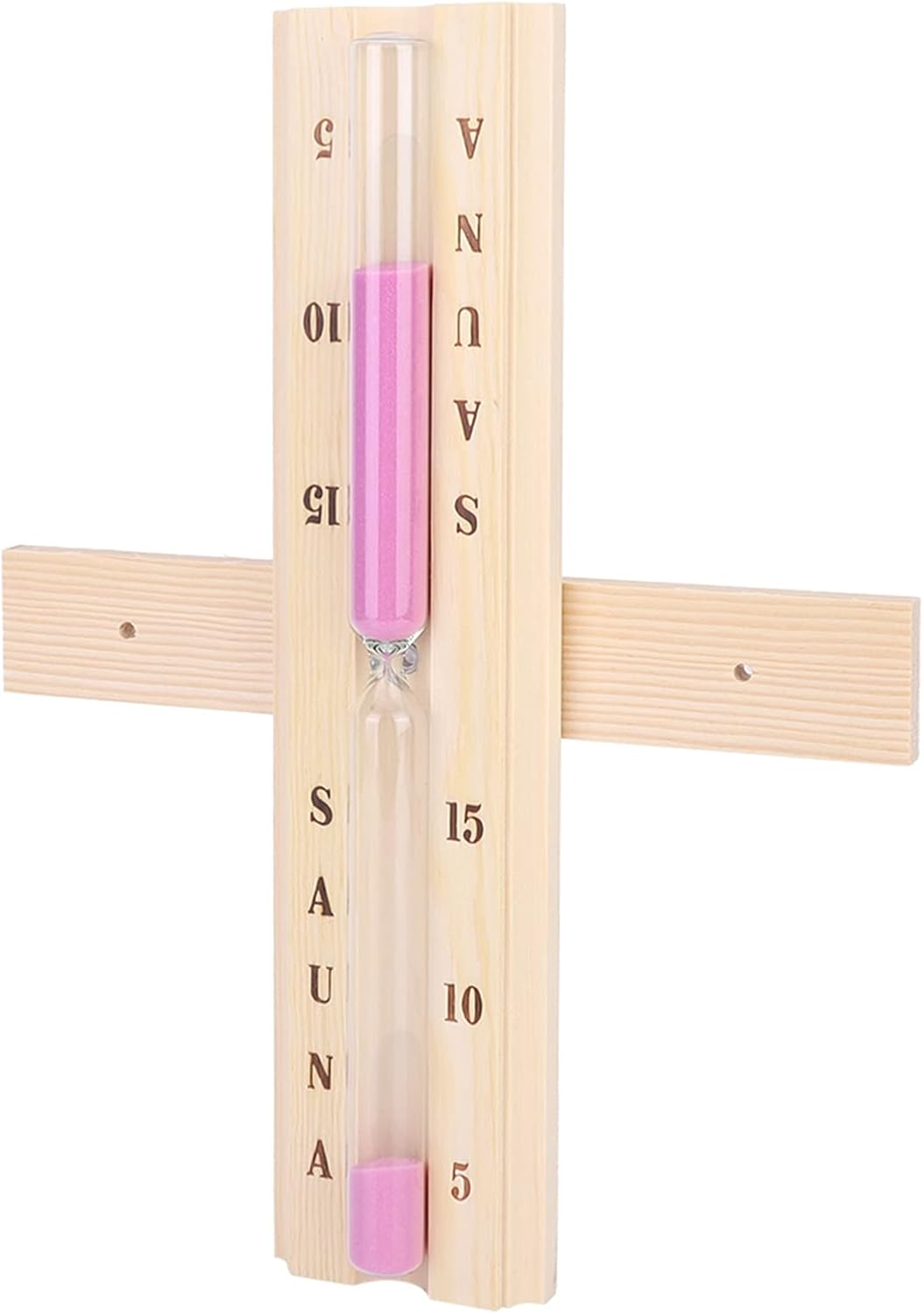 Horoper 15-Minute Wooden Sauna Hourglass Timer - Wall-Mounted Sauna ...