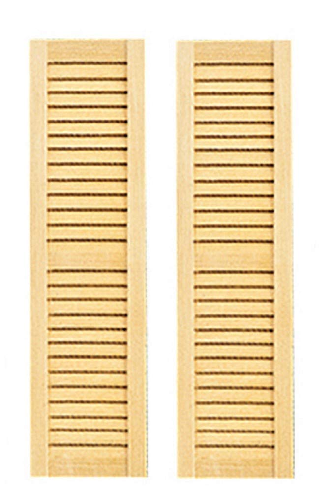 Amazon.com: Dollhouse Miniature Small Louvered Shutter : Toys & Games