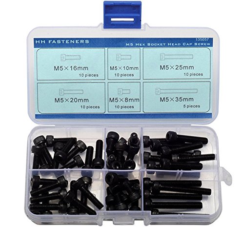 Alloy Steel M5 Hex Socket Head Cap Screw Assortment Set, Metric, Full ...