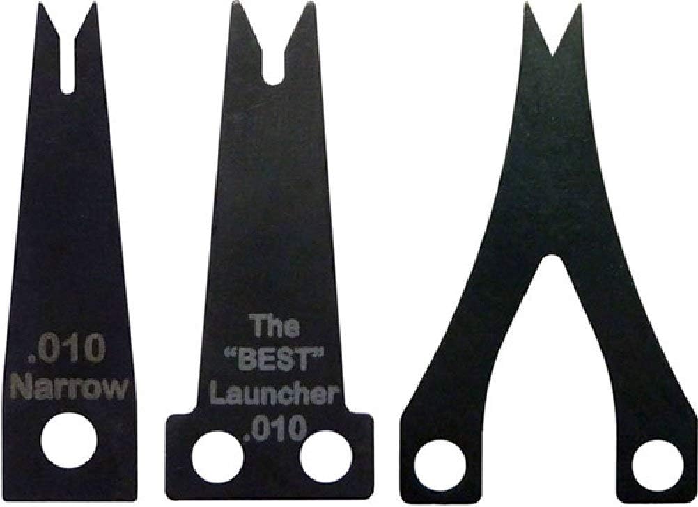 Amazon.com : Trophy Taker Spring Steel Launcher .012 Wide Blade, Black ...