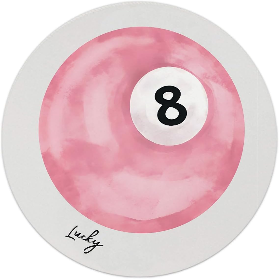 Amazon.com: QUICQOD Pink Lucky 8 Ball Coquette Mouse Pad,Preppy Trendy ...