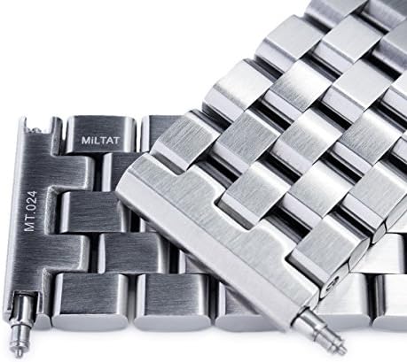 Amazon.com: 22mm Super Engineer II Watch Bracelet, 316L Stainless Steel ...