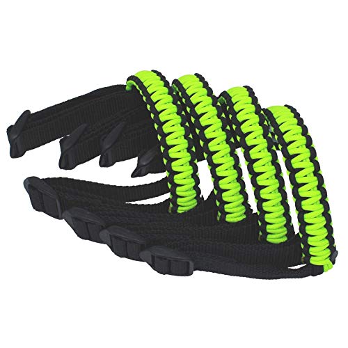 Amazon.com: BubbasGarageTv - Paracord Grab Handles for Jeep Wrangler ...