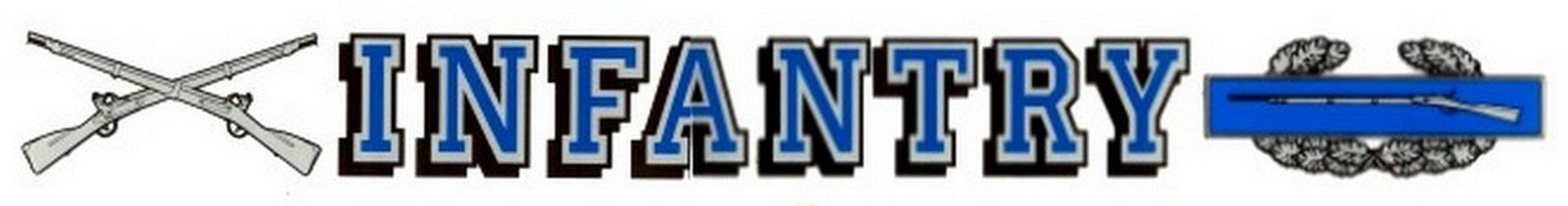 Buy Infantry W/infantry Branch Insignia & Combat Infantry Badge 15"x 1. ...