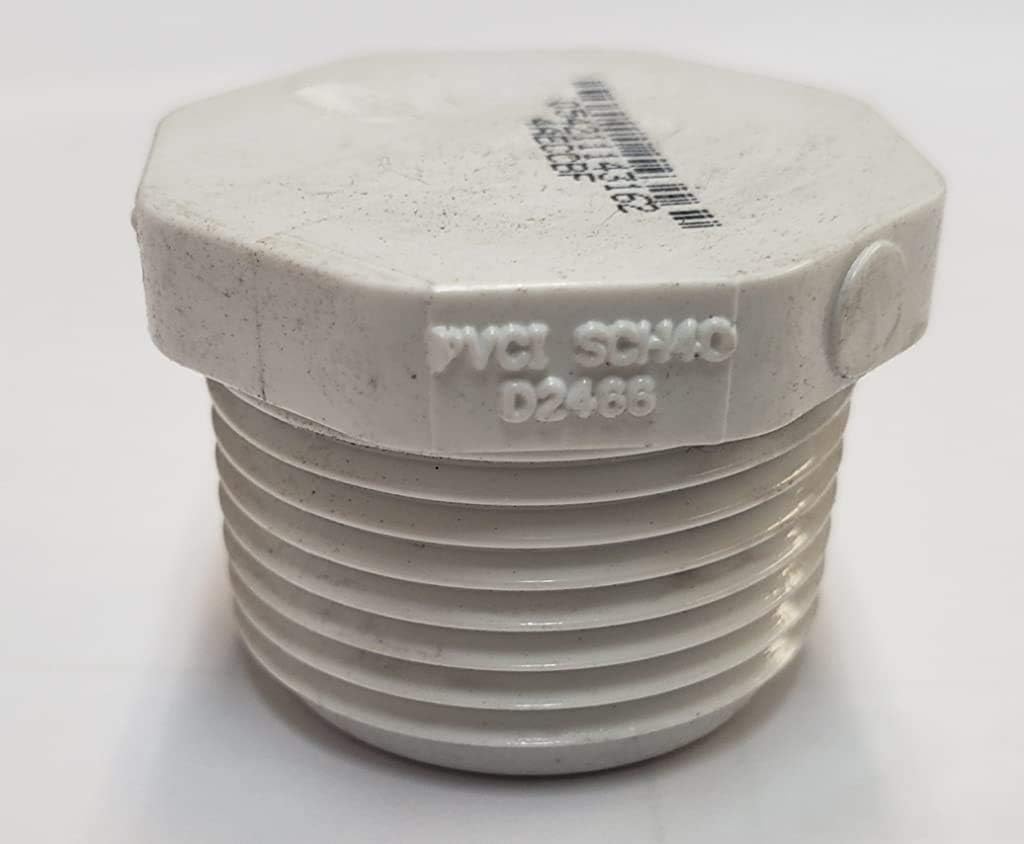 Amazon.com: Spears 450 Series PVC Pipe Fitting, Plug, Schedule 40 (Pack ...