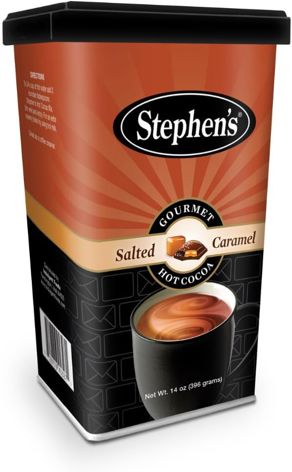 Amazon.com : Stephen's Gourmet Hot Cocoa, Salted Caramel, 14 OZ (Pack ...