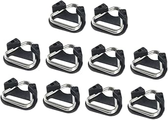 Amazon.com : 30 pcs Strap Split Hook Ring Triangle Practical Camera ...