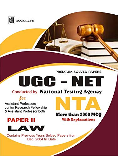 Buy UGC NET NTA LAW SOLVED Book Online at Low Prices in India | UGC NET ...