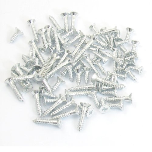 Alcoa Prime85 Pcs Hardware Silver Tone Metal Phillips Flat Head Scews ...
