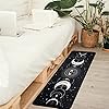 Amazon.com: Moon Phase Kitchen Rug Set of 2, Goth Rug, Moon Rug, Black ...