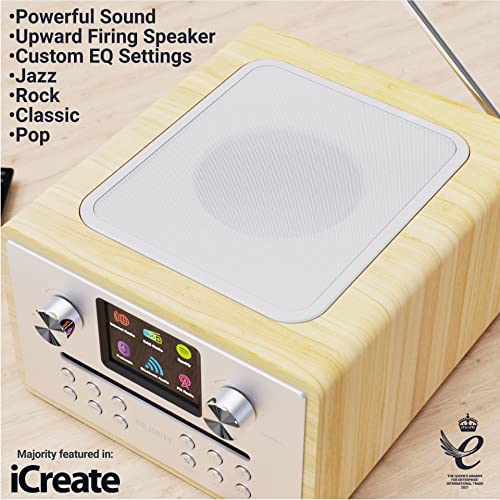 MAJORITY Homerton II Smart Internet, DAB, FM-radio & CD-speler in Oak ...