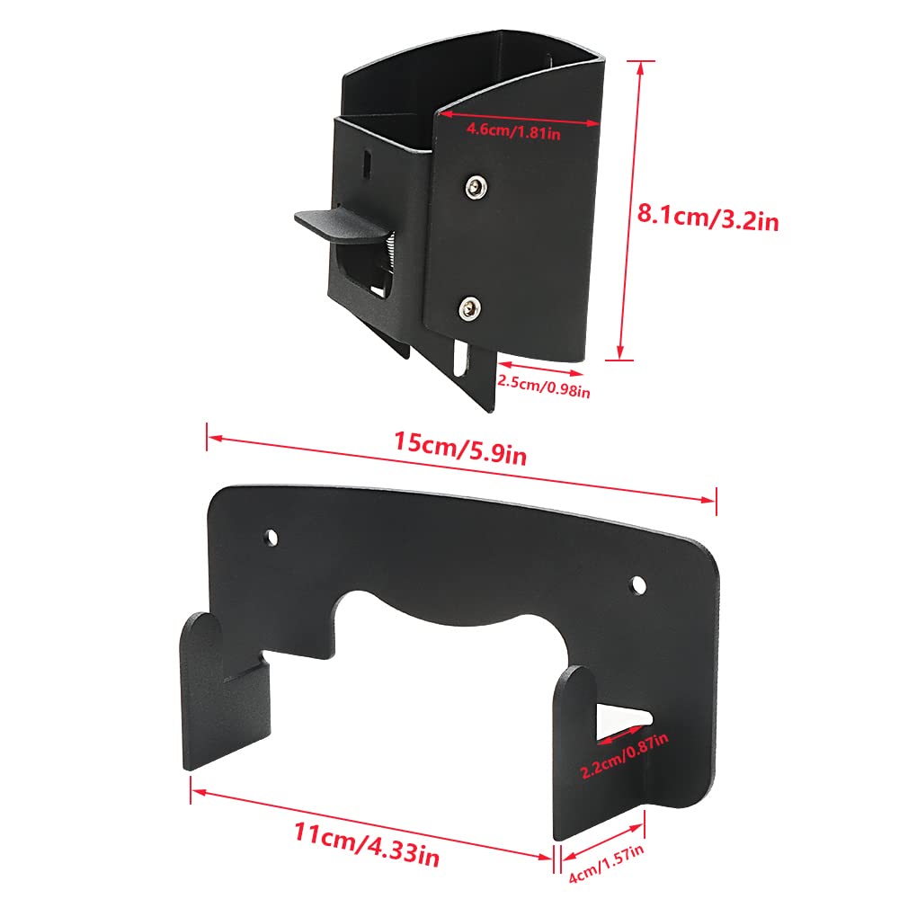 Snapklik.com : Wheelbarrow Holder Heavy Duty Trolley Storage Bracket ...