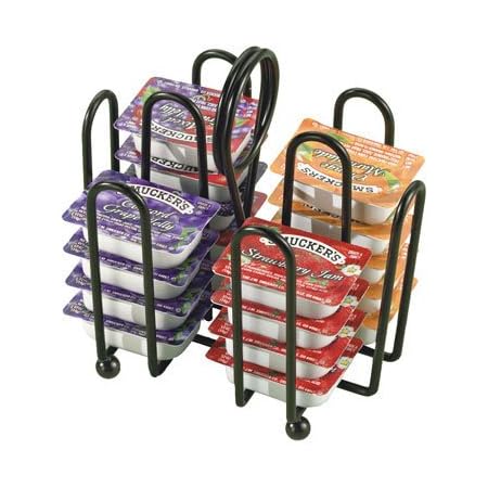 Amazon.com: Tablecraft Powder Coated Steel Packet Rack [Set of 12 ...