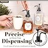 Amazon.com: Glass Coffee Syrup Dispenser with Pump Set of 2 - Black ...
