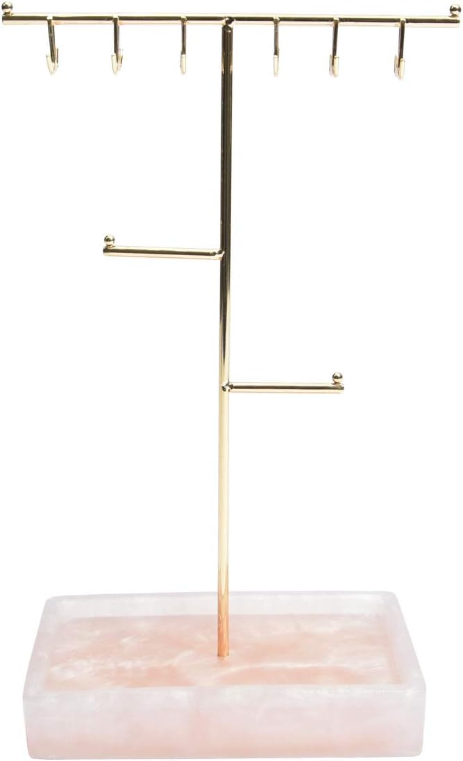 Stackers Large Rose Quartz T-Bar Jewellery Stand : Amazon.co.uk: Fashion