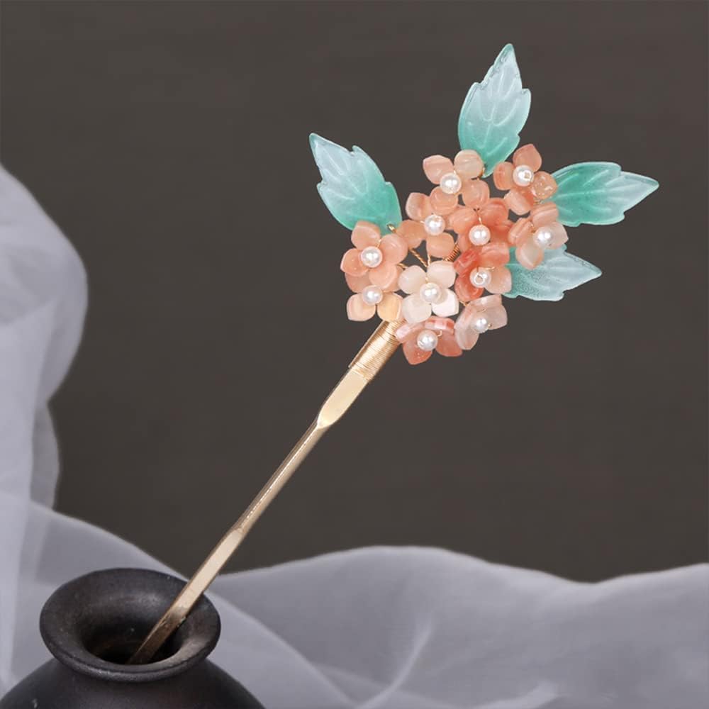 Amazon.com : Rabithenn Hair Clip, Lily Flower Silver Hairpin ...