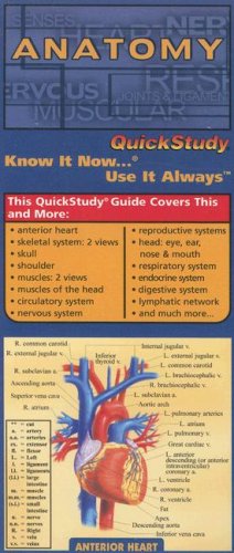Anatomy (Quick Study): BarCharts, Inc.: 9781572225978: Amazon.com: Books