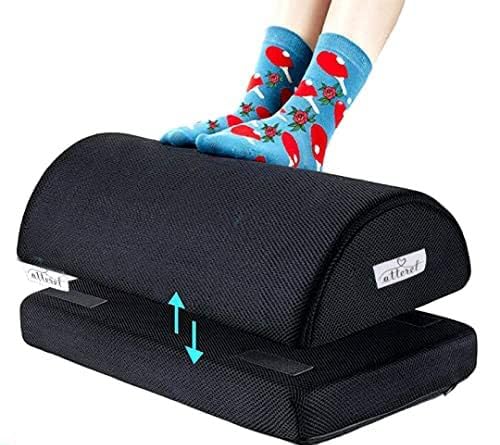 Snapklik.com : Atteret Ergonomic Under Desk Footrest Cushion, Compact ...