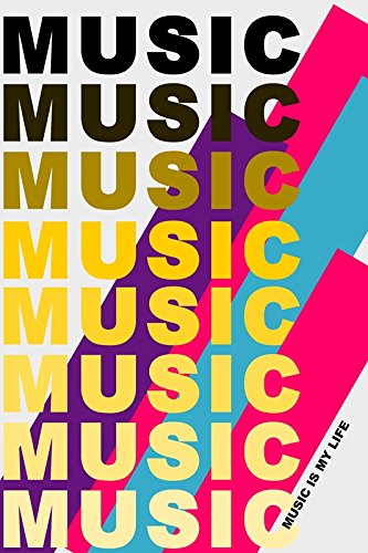 Postergully - Music Is My Life 1 Wall Art Poster 12 x 18 Inch : Amazon.in