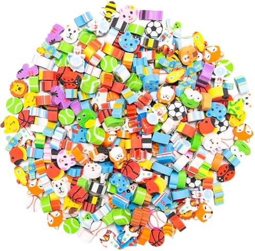 Sxutop 300 PCS Mini Erasers for Kids Small Cute Rubbers Eraser Novelty ...