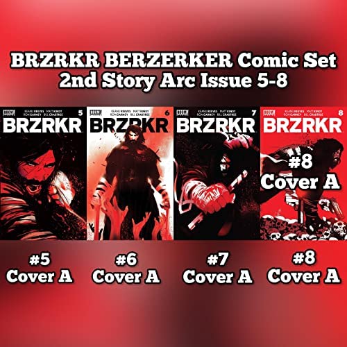 BRZRKR "Keanu Reeves Comic" Cover A Comic Set Issue 5-8 2nd Story Arc W ...