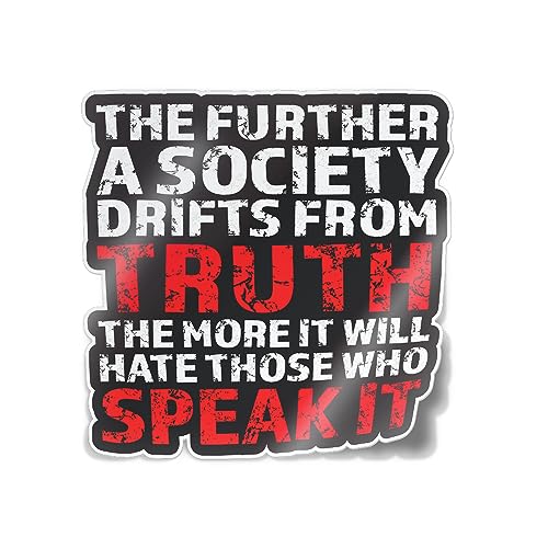 Amazon.com: George Orwell Quote Free Speech Truth Political Sticker ...