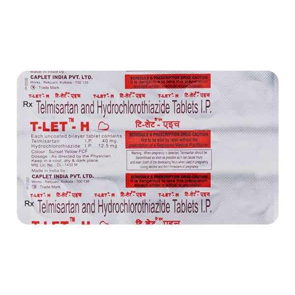 T-Let-H - Strip of 15 Tablets : Amazon.in: Health & Personal Care