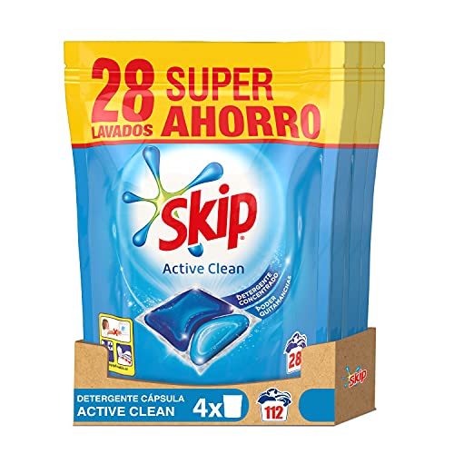Skip Active Clean 90 lavados: la eficacia duradera de la marca líder ...