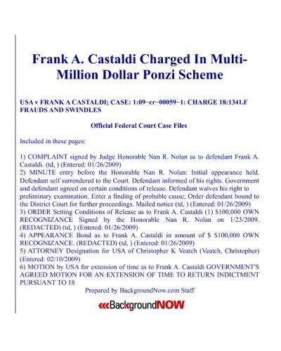 Frank A. Castaldi Charged In Multi-Million Dollar Ponzi Scheme ...