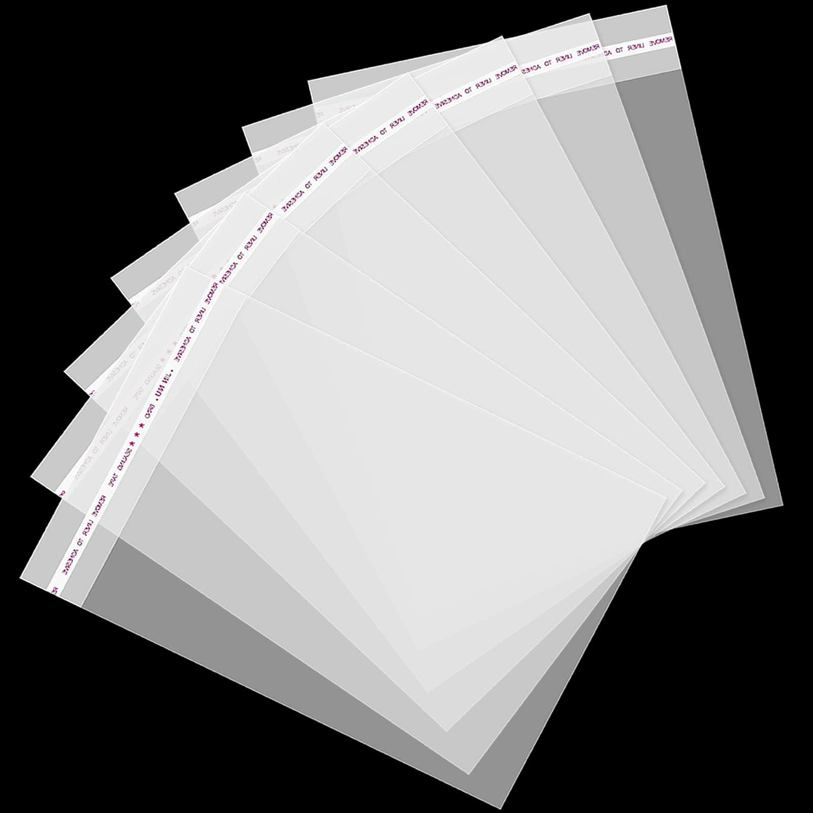 Amazon.com: WerkaSi 150 Pack Clear Plastic Envelopes Bags 5 x 7-inch ...