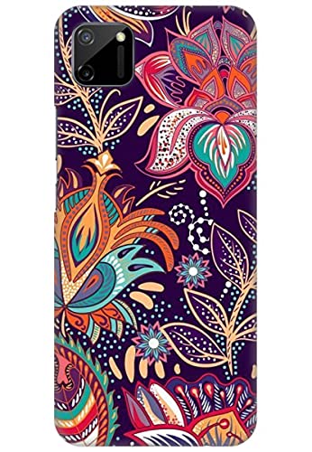 AMEZ Abstract Floral Indian Print Printed Back Cover Phone Case for ...