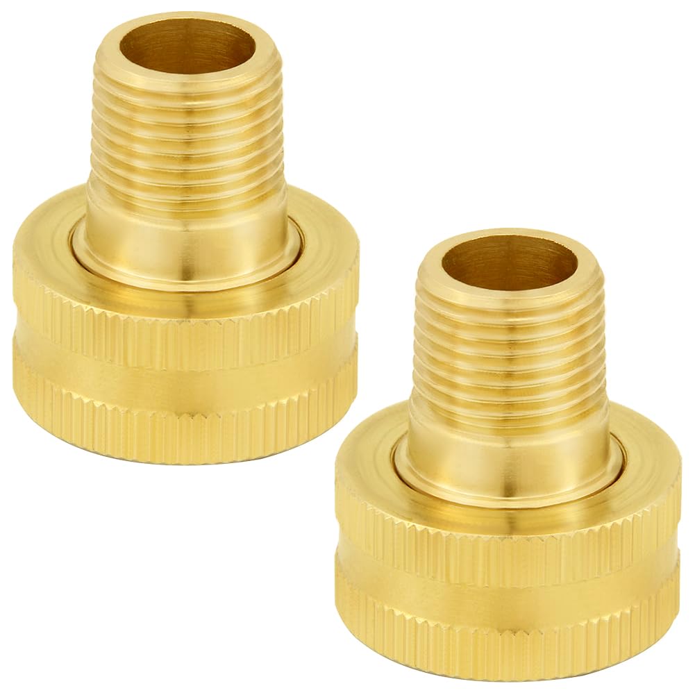 Amazon.com : Joywayus Brass Swivel Pipe Fitting 3/4" GHT Female x 3/8 ...