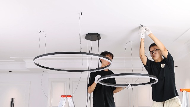 Hula Hoop Chandelier 3 Tier 3 Tier Chandelier Etsy UK