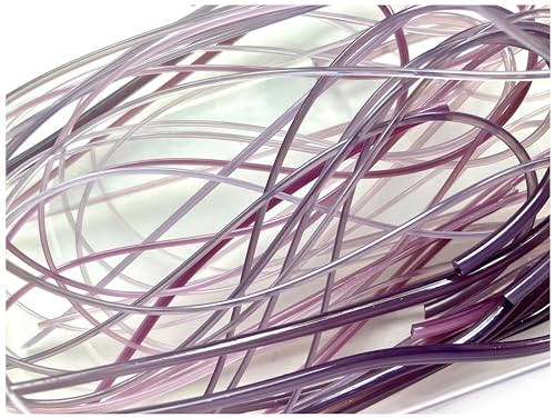 50g purple vitrigraph stringers, Bullseye Glass, for glass fusing and ...