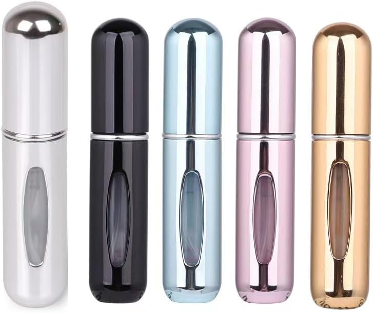 Amazon.com: 10pcs 5ml Portable Mini Refillable Perfume Bottle Spray ...