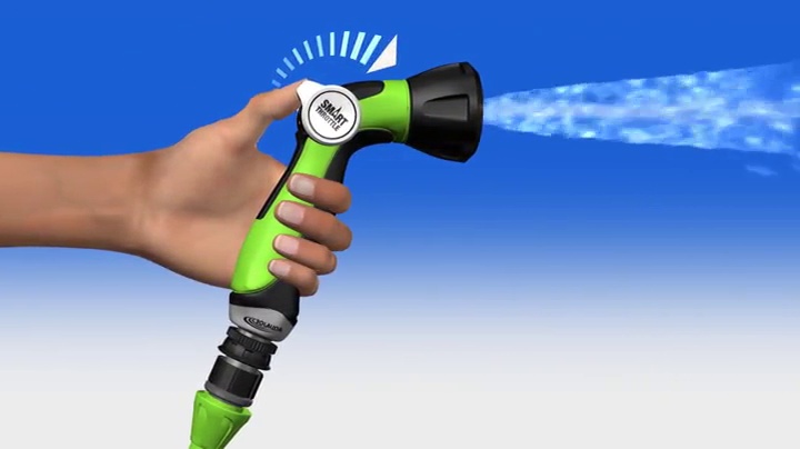 Watch Aqua Joe One Touch Adjustable Hose Nozzle | Smart Throttle ...