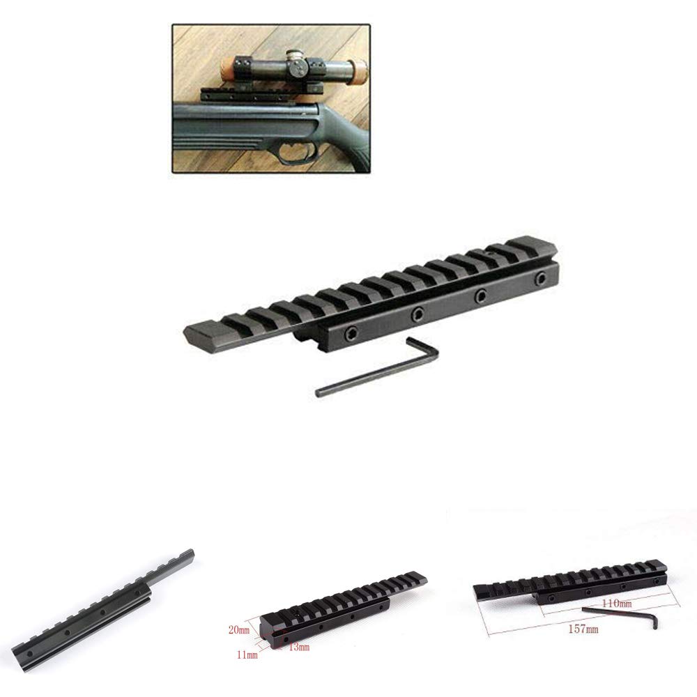 GOTICAL Slot Extension Low Profile Airgun/.22 Dovetail Rail Weaver ...