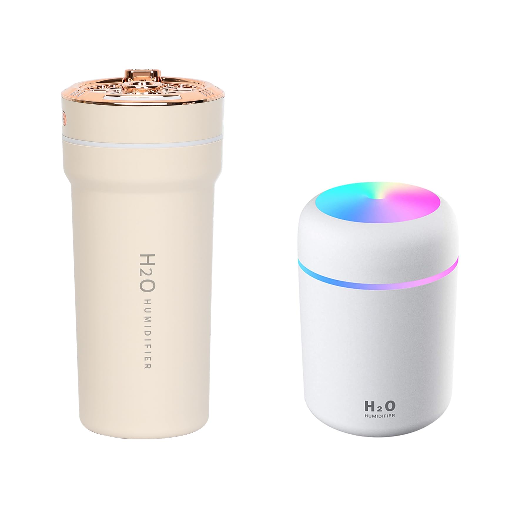 Amazon.com: Mini Humidifier & Car Diffuser Humidifier with Starry Sky ...