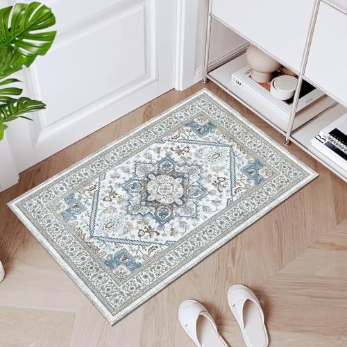 Amazon.com: ROCYJULIN 2x3 entryway Rug, Washable Throw Rugs for Bedroom ...