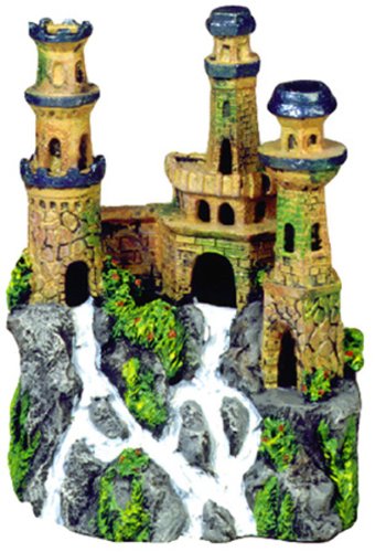 Exotic Environments Medieval Castle Aquarium Ornament, 5-1/2-Inch by 3 ...