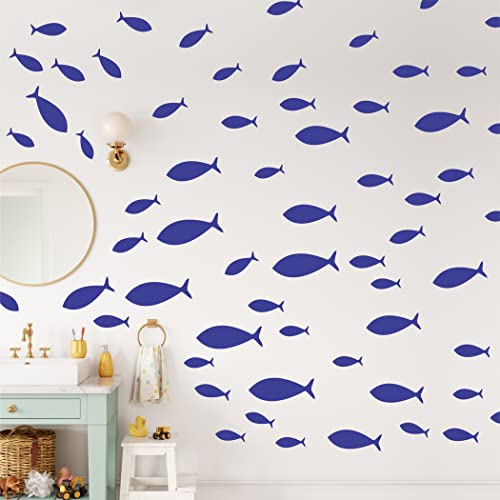 Amazon.com: Wallency Fish Wall Decals - Ocean Fish Wall Stickers for ...
