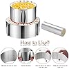 Amazon.com: Cake Rings Mousse Mold Acetate Cake Collar Set - Adjustable ...