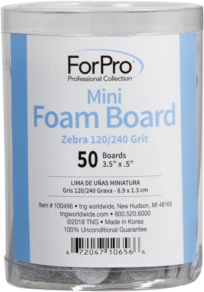 Amazon.com : ForPro Mini Foam Board, Double-Sided Nail File, 120/240 ...