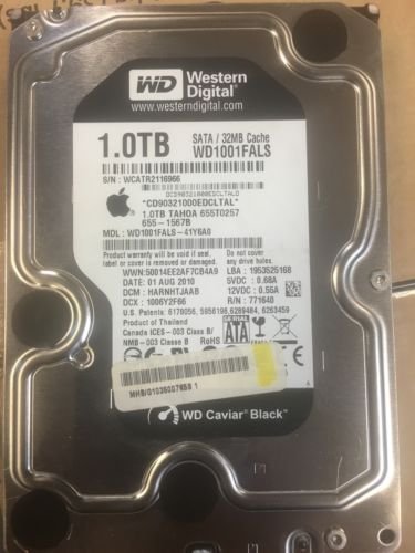 Amazon.com: WD Western Digital/Apple WD1001FALS-41Y6A0 655-1567B 1TB ...