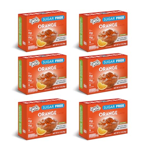 Snapklik.com : Simply Delish Plant Based Natural Orange Jel Dessert6 ...