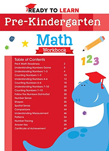 Snapklik.com : Ready To Learn: Pre-Kindergarten Math Workbook: Counting